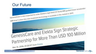 Dr Vincent Khoo, CMO, GenesisCare - MRLinac | PPTX