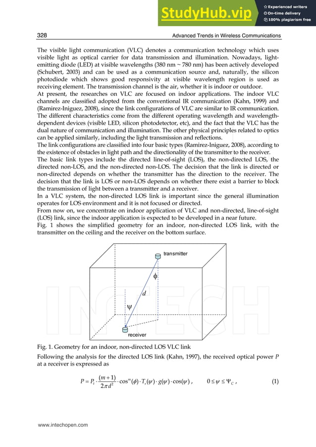 7 Visible Light Communication | PDF