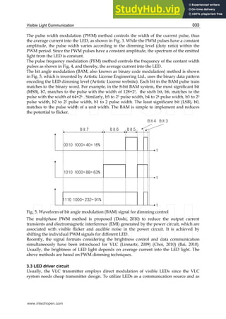 7 Visible Light Communication | PDF