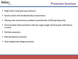 7VK61 Breaker Management Protective Relay | PDF | Home Appliances ...
