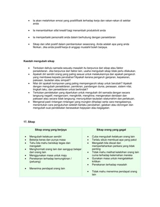 7 vs 7 sikap | DOC