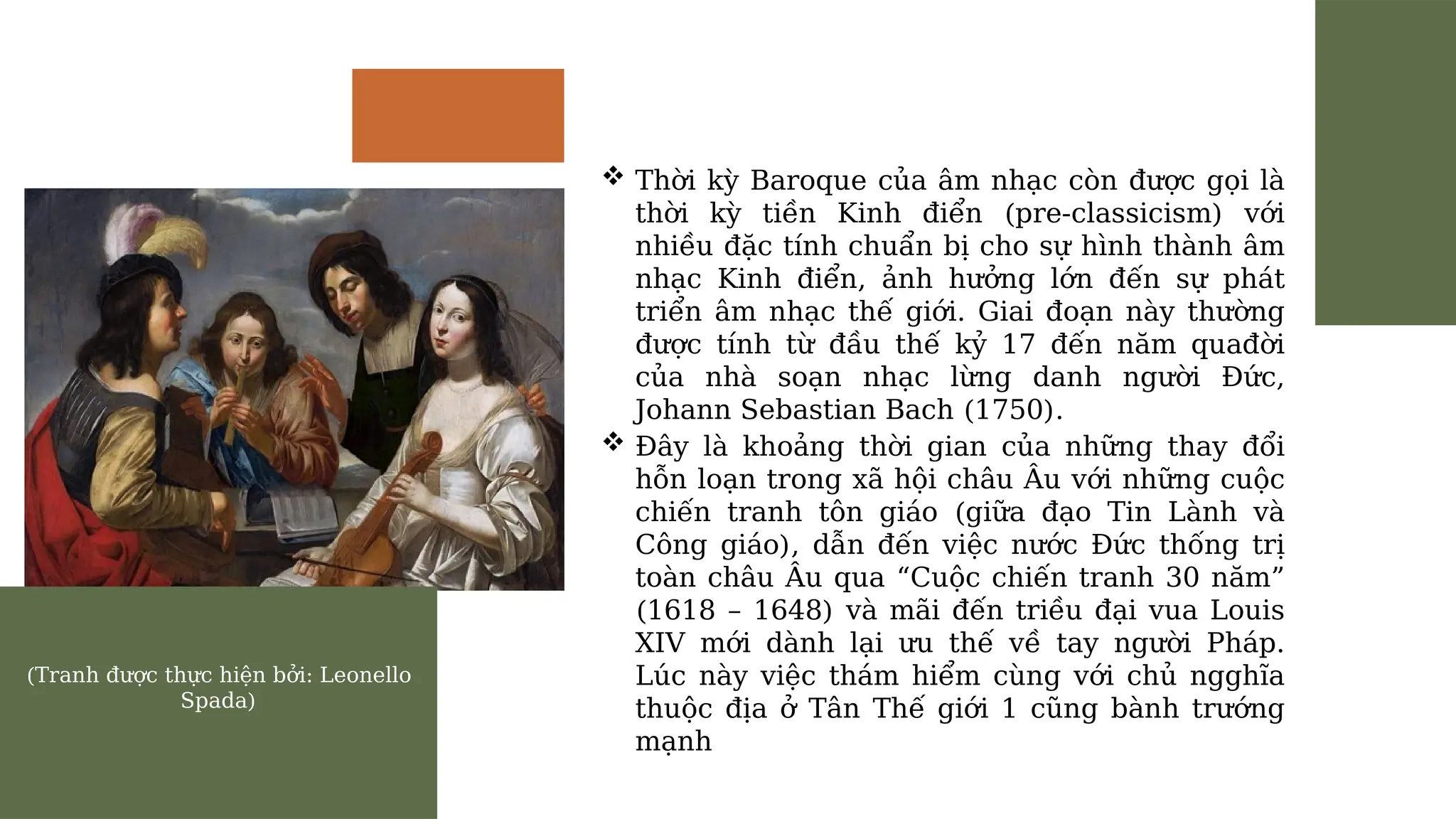 Presentation of the music of the Baroque period | PPT