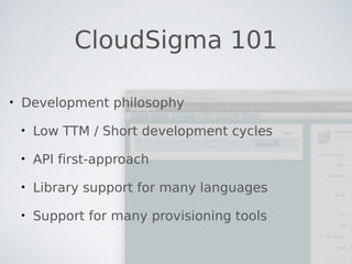 CloudSigma 101 | PDF