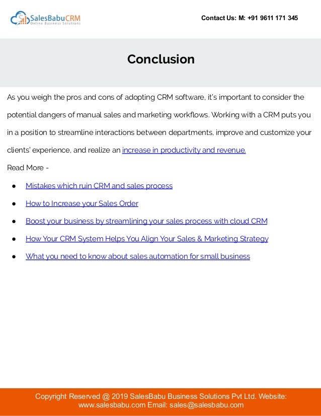 7 warning signs which indicates that your company needs crm software