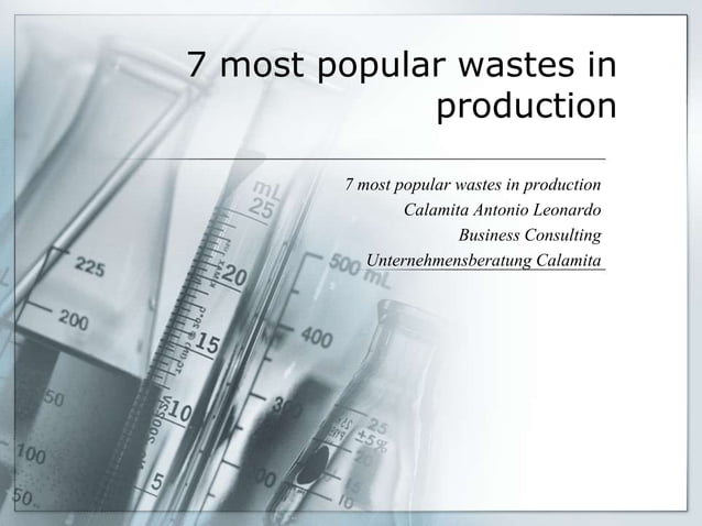 7 waste in the production | PPTX