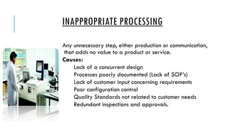 Seven wastes of lean operations management | PPTX