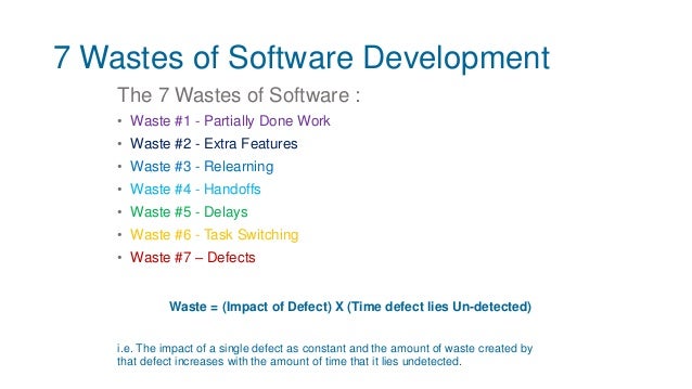 7 Wastes of Software Development