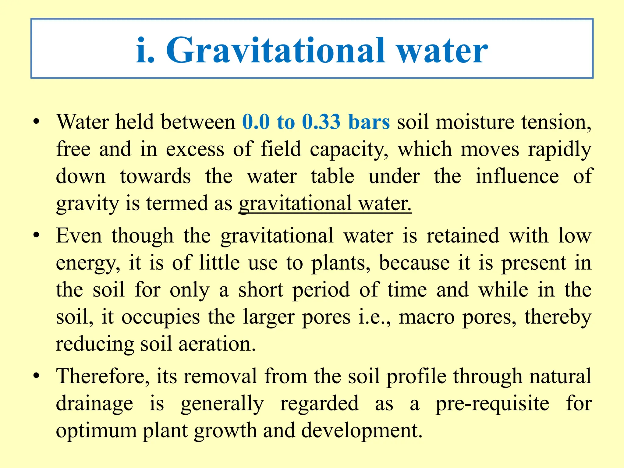 7 Water movements in soil.pptxbxbbd dbdbdbndjjd | PPTX
