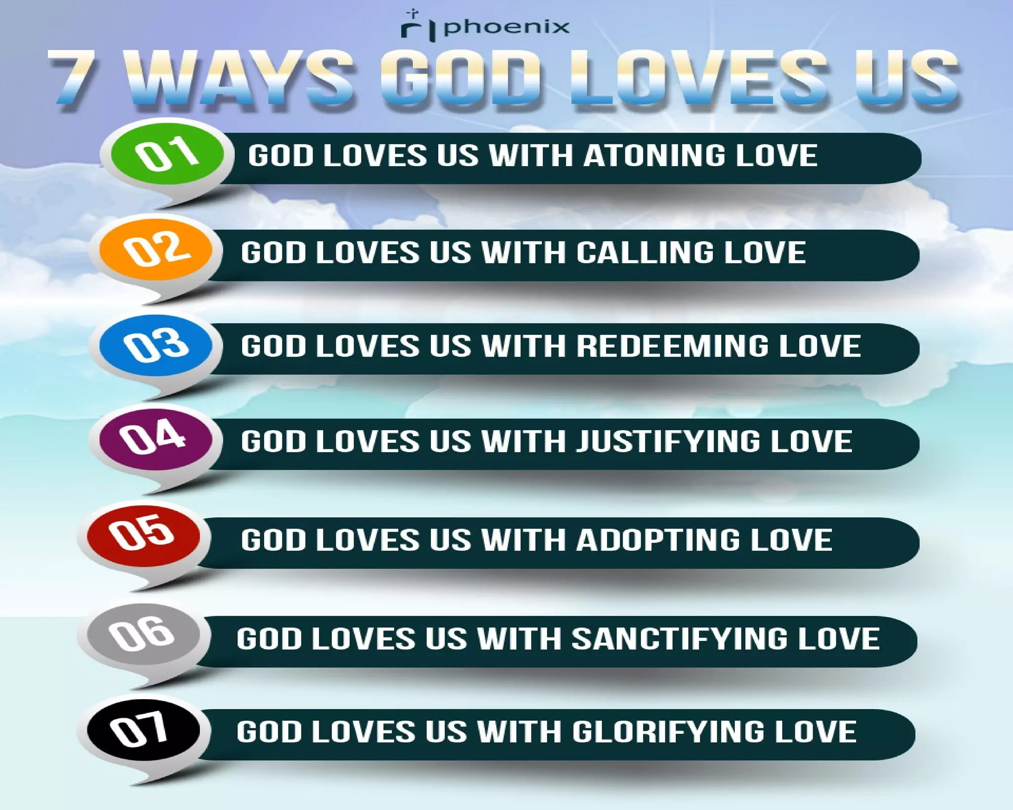 7 ways god loves us [infographic] | PPT | Christianity | Religion ...