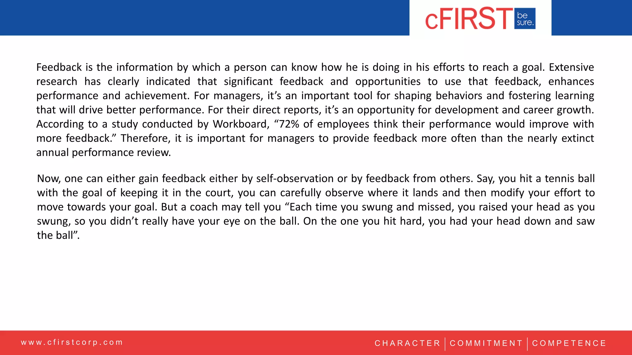 7 ways of giving impactful feedback to employees | PPTX