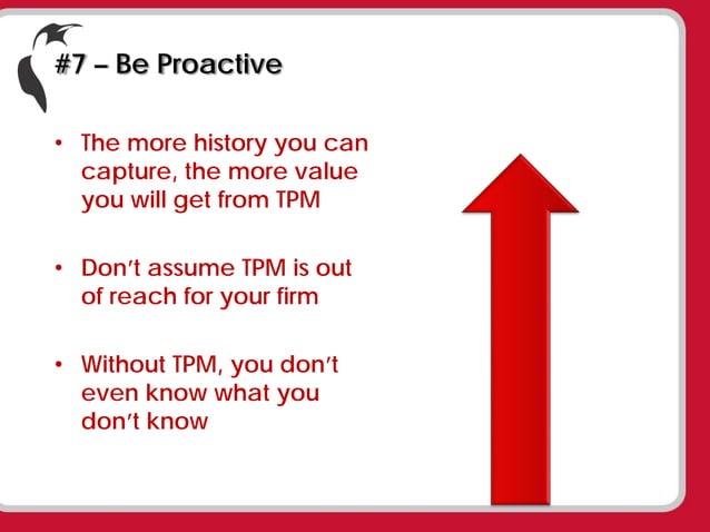 7 ways of reducing tpm cost | PPT