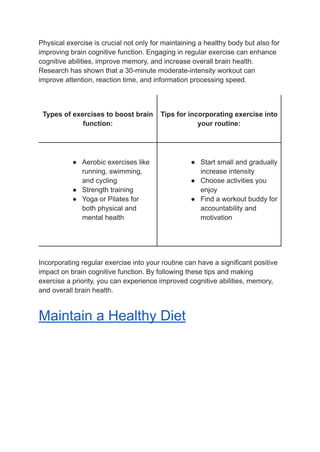7 Ways to Boost Brain Cognitive Function_ Tips for Enhancing Mental ...