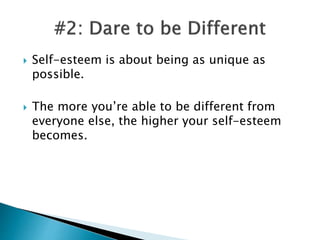 7 Ways to Boost Your Self-Esteem | PPT