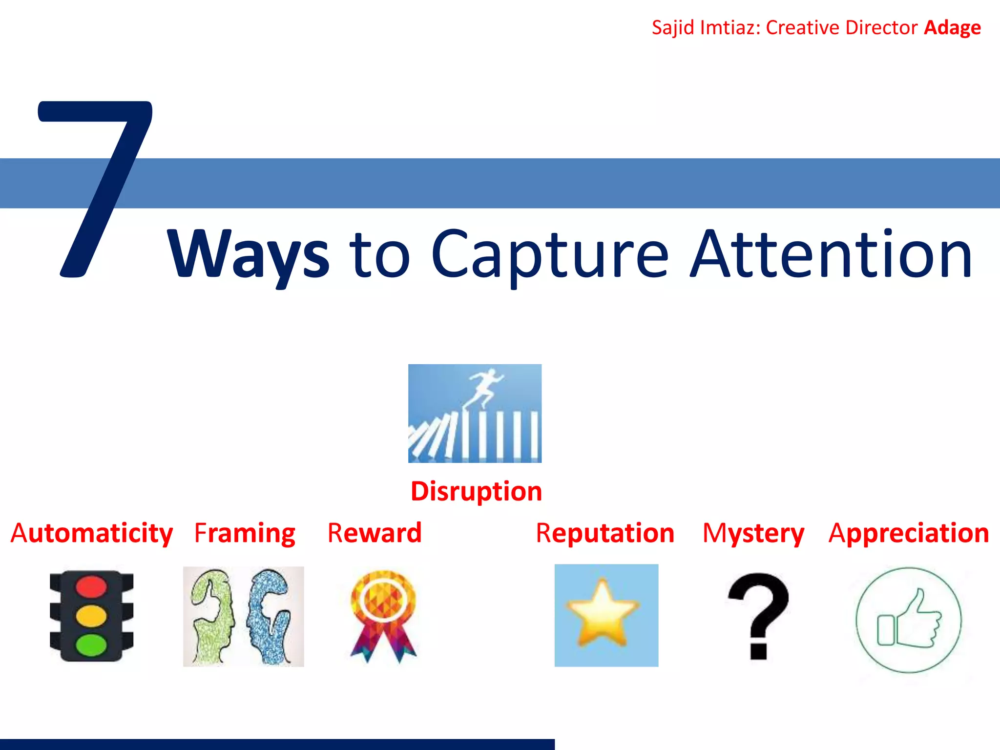 7 Ways to Capture Attention | PPT