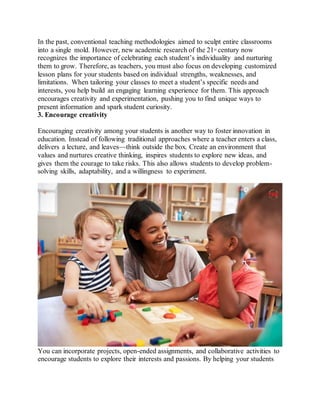 7 Ways To Foster Innovation In Education | The Enterprise World | PDF