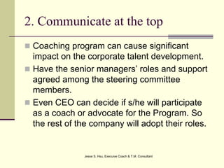 7 Ways To Improve Coaching Roi Jh09 | PDF | Human Resources | Business