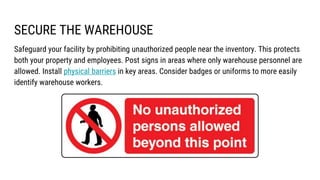 7 Ways to Improve Warehouse Efficiency | PPTX
