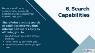 7 Ways to Increase Productivity with Microsoft SharePoint | PDF
