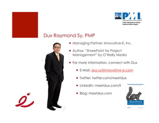 7 Ways To Leverage SharePoint for Project Management Success | PPT