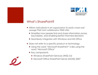 7 Ways To Leverage SharePoint for Project Management Success | PDF