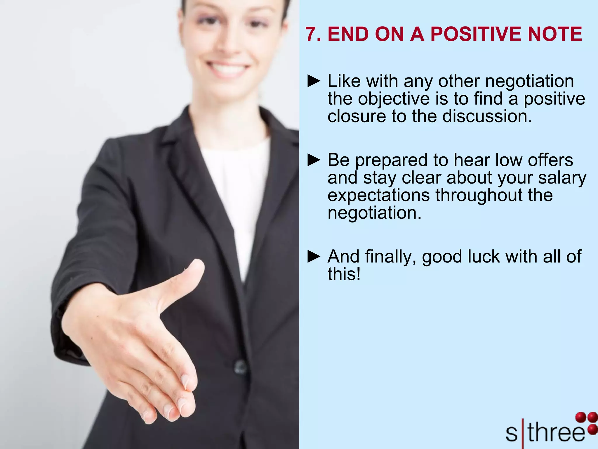7 ways to successfully negotiate salary | PDF