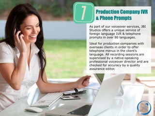 7 Ways to Use Dubbing & Voice-over in the Entertainment Industry | PDF