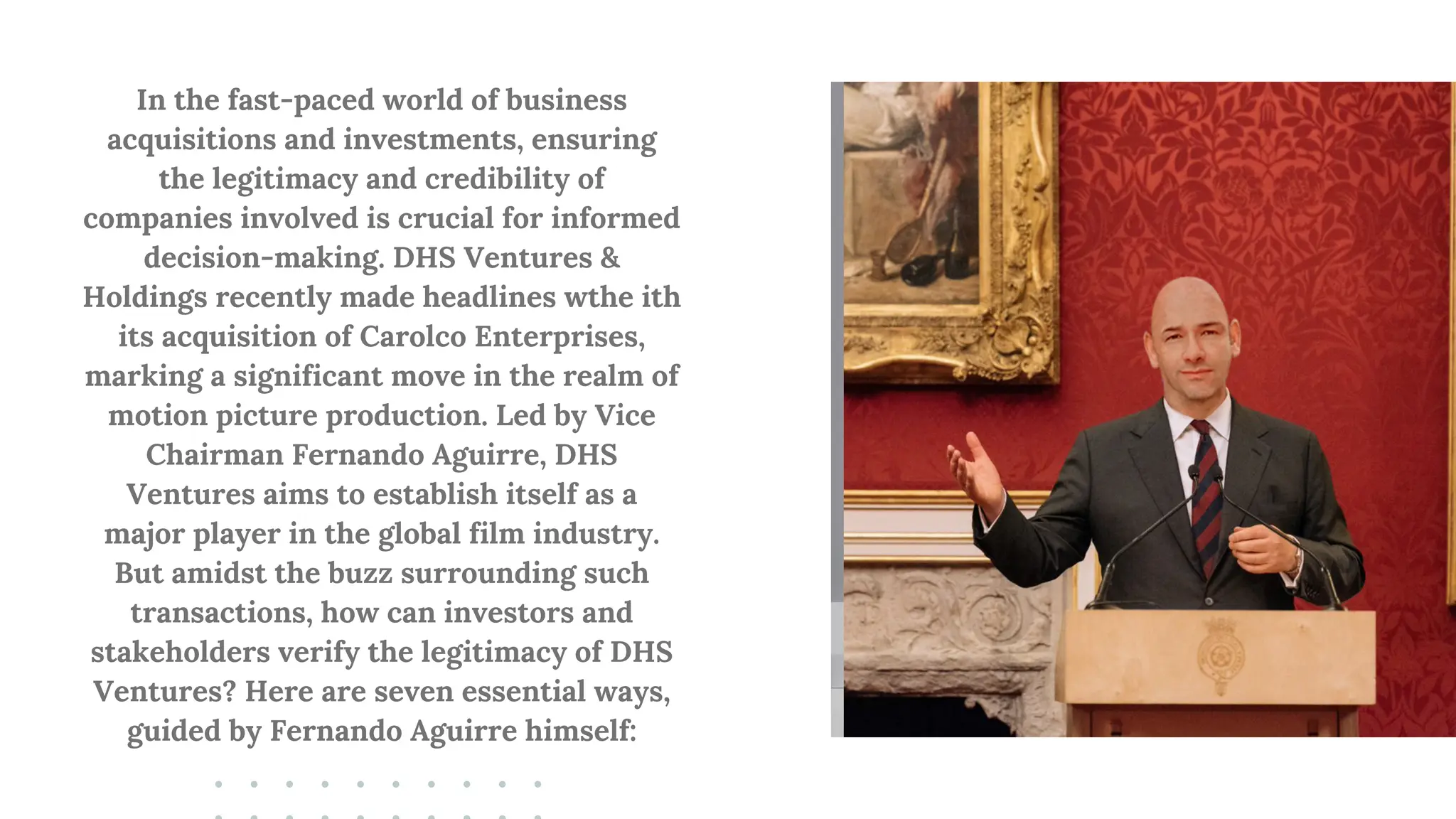 7 Ways to Verify the Legitimacy of DHS Ventures with Fernando Aguirre ...