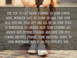 7 WEIRD WAYS YOUR POSTURE MESSES WITH YOU | PPT