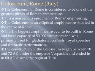 7 modern wonders of the world | PPTX