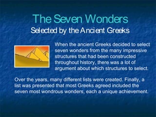 7wonders | PPT