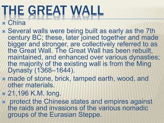 7 wonders of the World - shashwat jain | PPTX | South America Travel ...