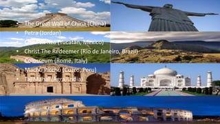 7 wonders of world | PPTX