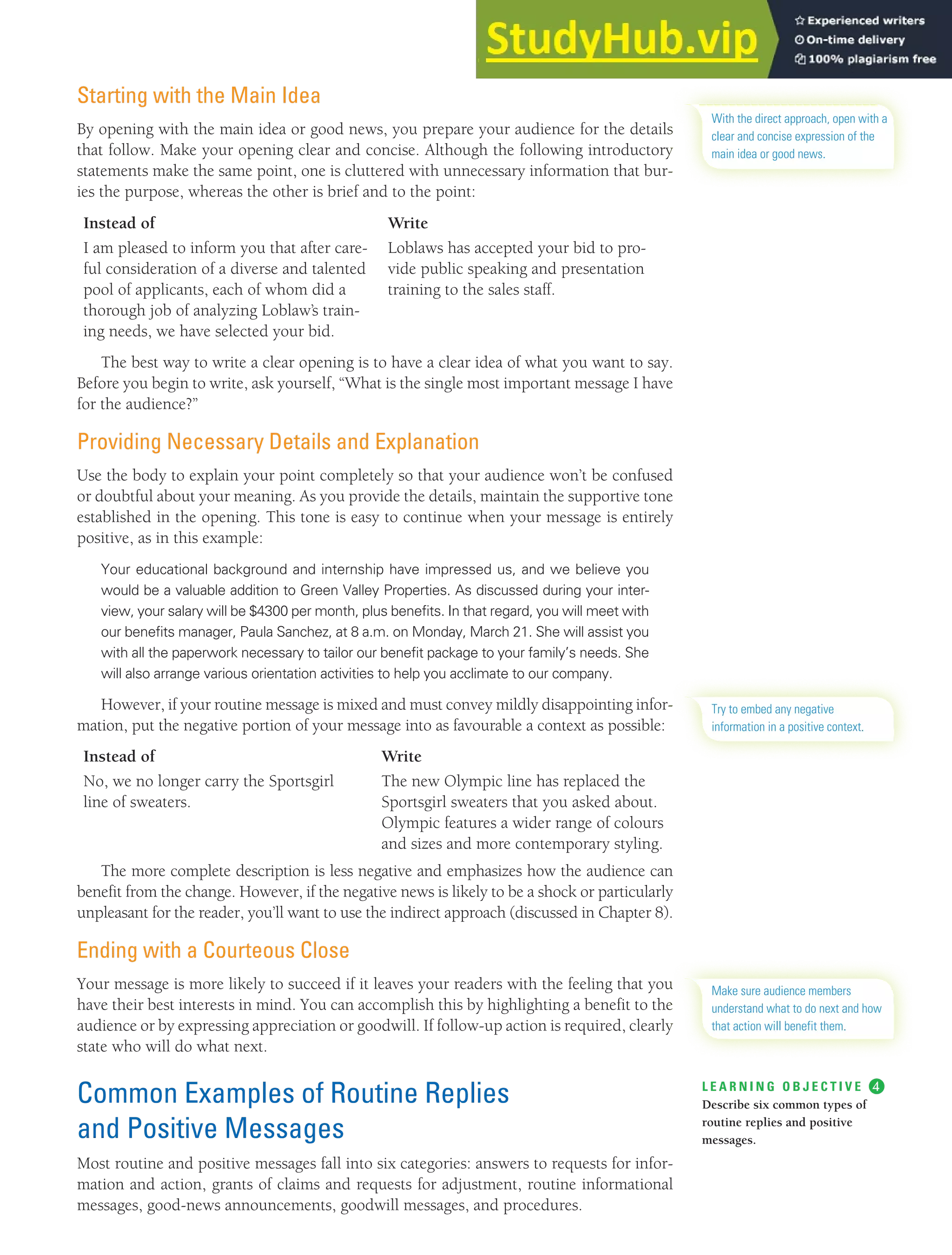 7 Writing Routine And Positive Messages | PDF