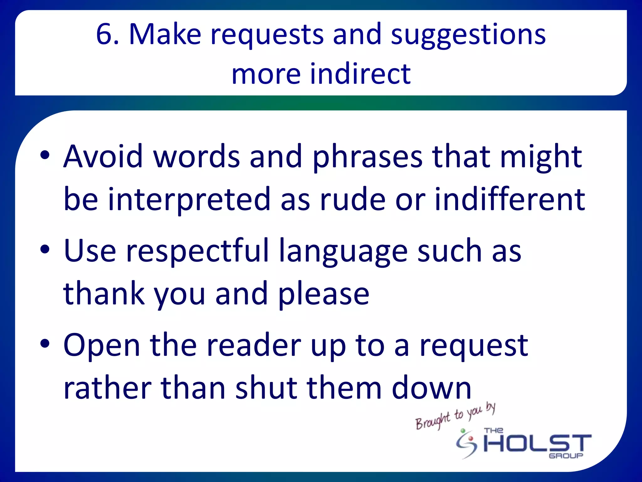 7 Written Communication Tips for International Audiences | PPTX