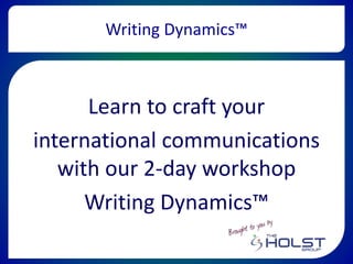 7 Written Communication Tips for International Audiences | PPTX