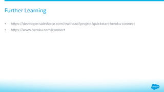 Tour of Heroku + Salesforce Integration Methods | PPT