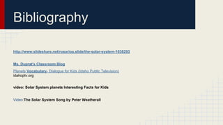 The solar system | PPT