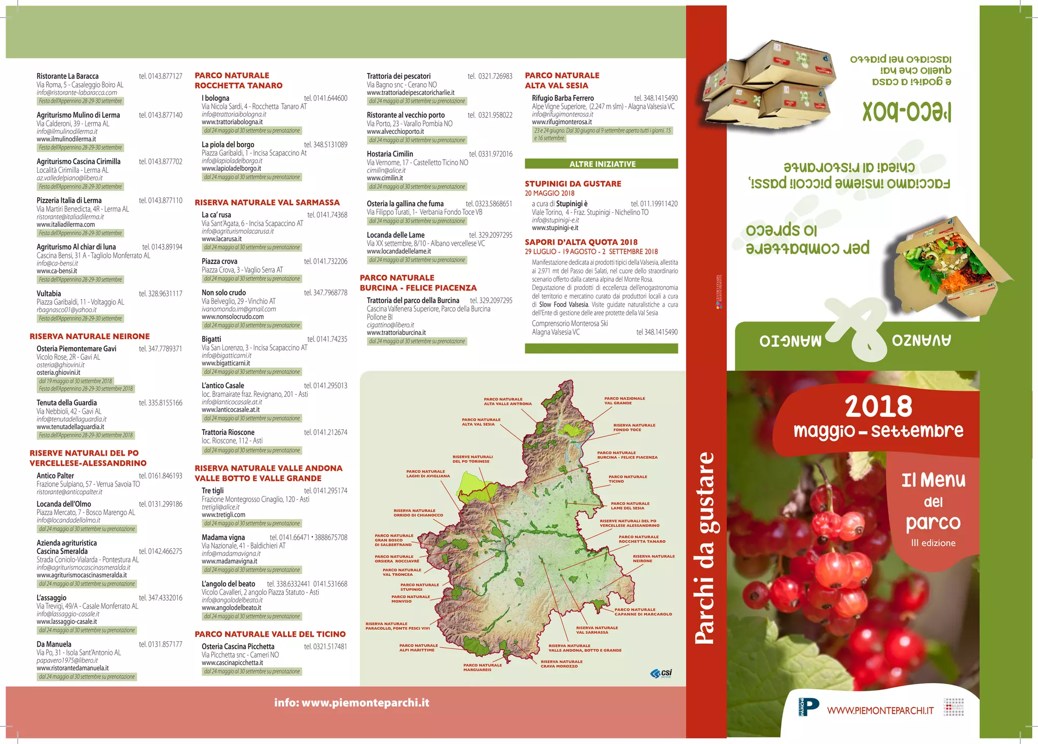 MENU DEL PARCO 2018 | PDF