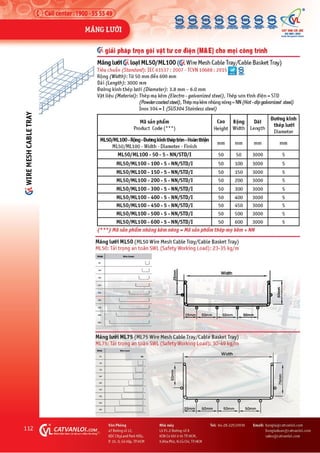 Cable Ladder - Cable Tray & Wire Mesh Trays | PDF