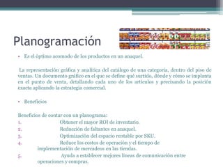 7xh planogramacion y venta complementaria | PPTX
