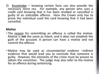 The Elements of a Crime | PPT