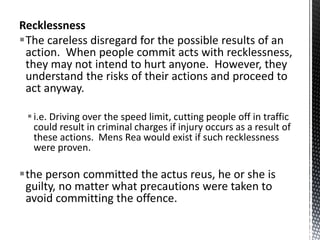 The Elements of a Crime | PPTX