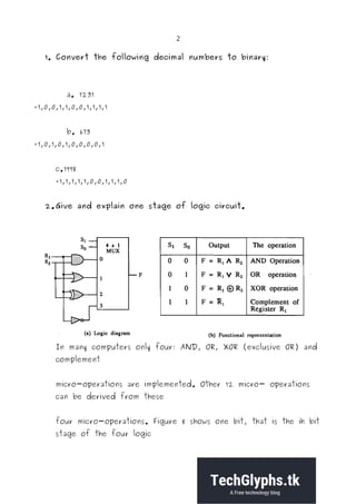 Bt0068 computer organization and architecture | PDF