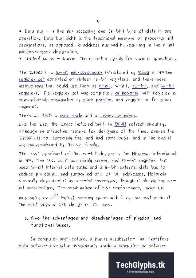 Bt0068 computer organization and architecture