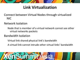 Link Virtualization based on Xen | PPTX