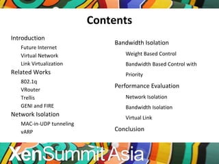 Link Virtualization based on Xen | PPTX