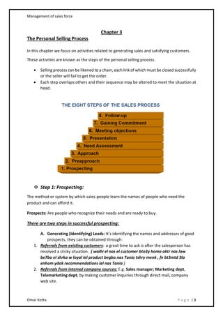 Personal Selling Process 7 Steps