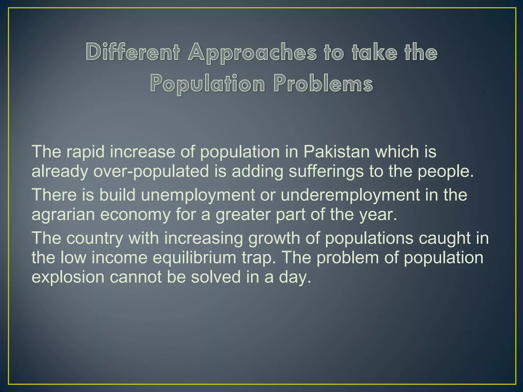 Population of pakistan | PPT