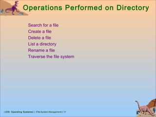 8 0-os file-system management | PPT | Operating Systems | Computer ...