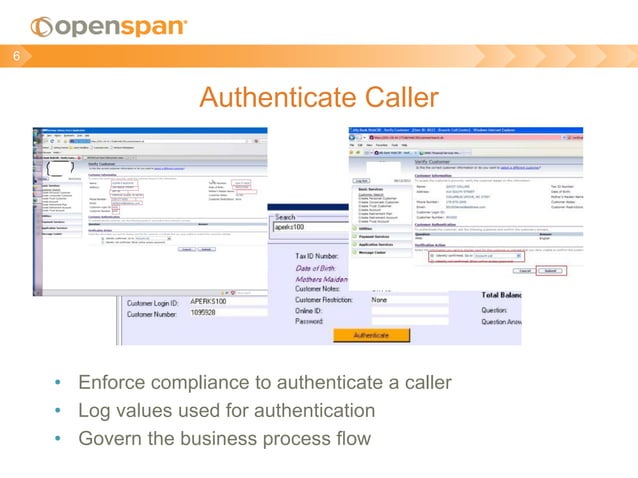 OpenSpan Proof of Concept use case study | PPT
